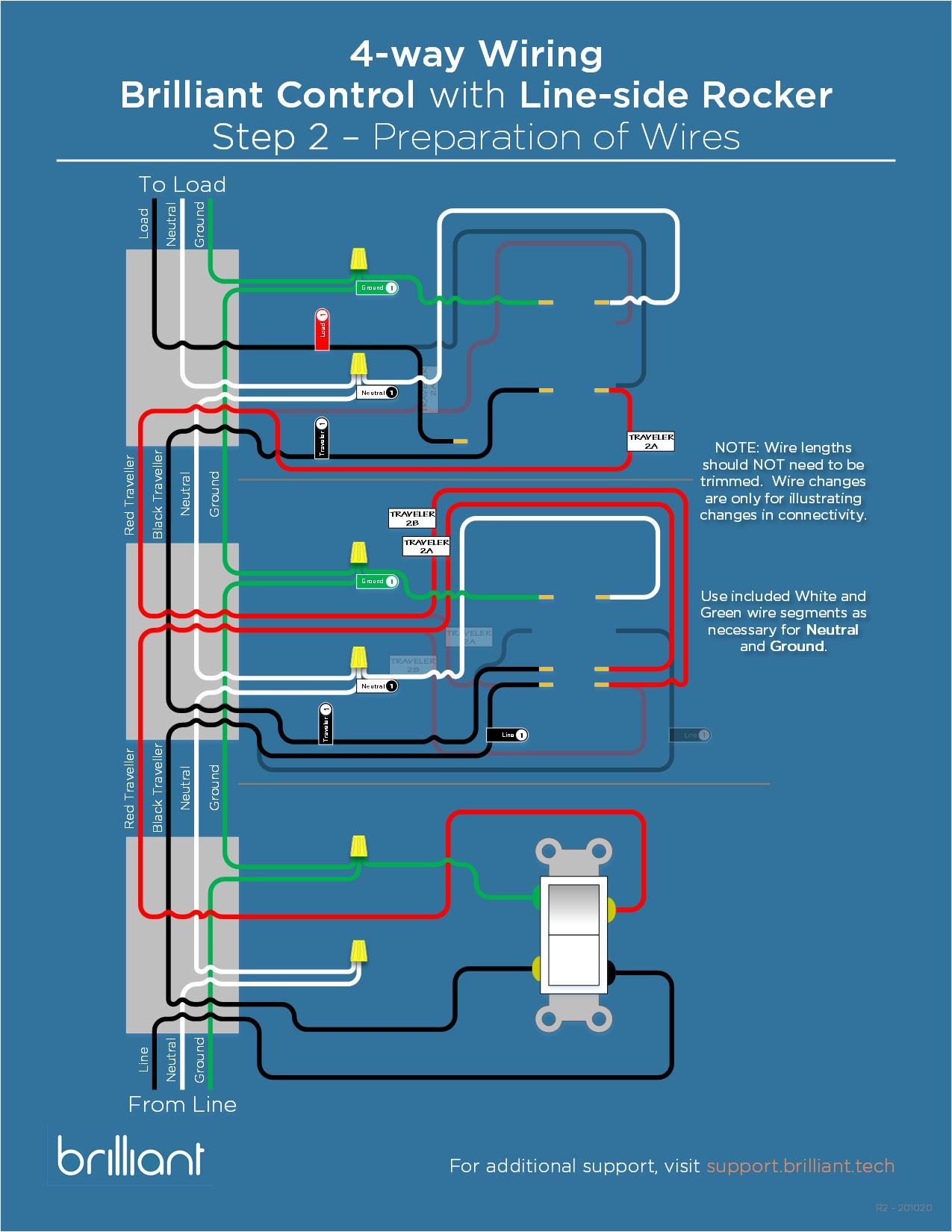 Four way switch wiring store